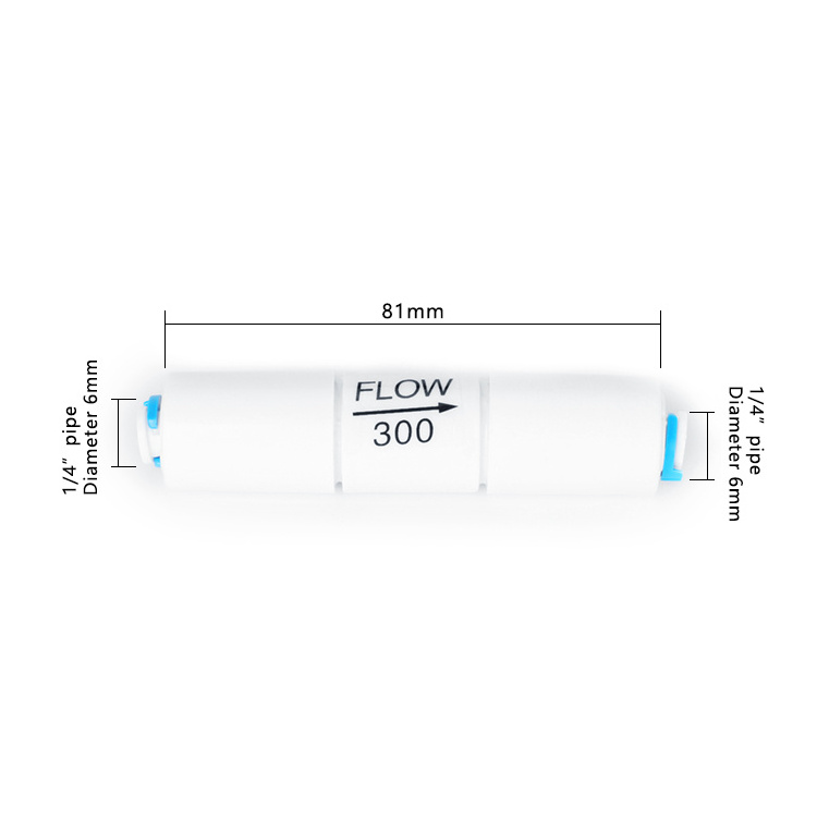 300CC Plastic waste water flow regulate restrictor for RO water system ...