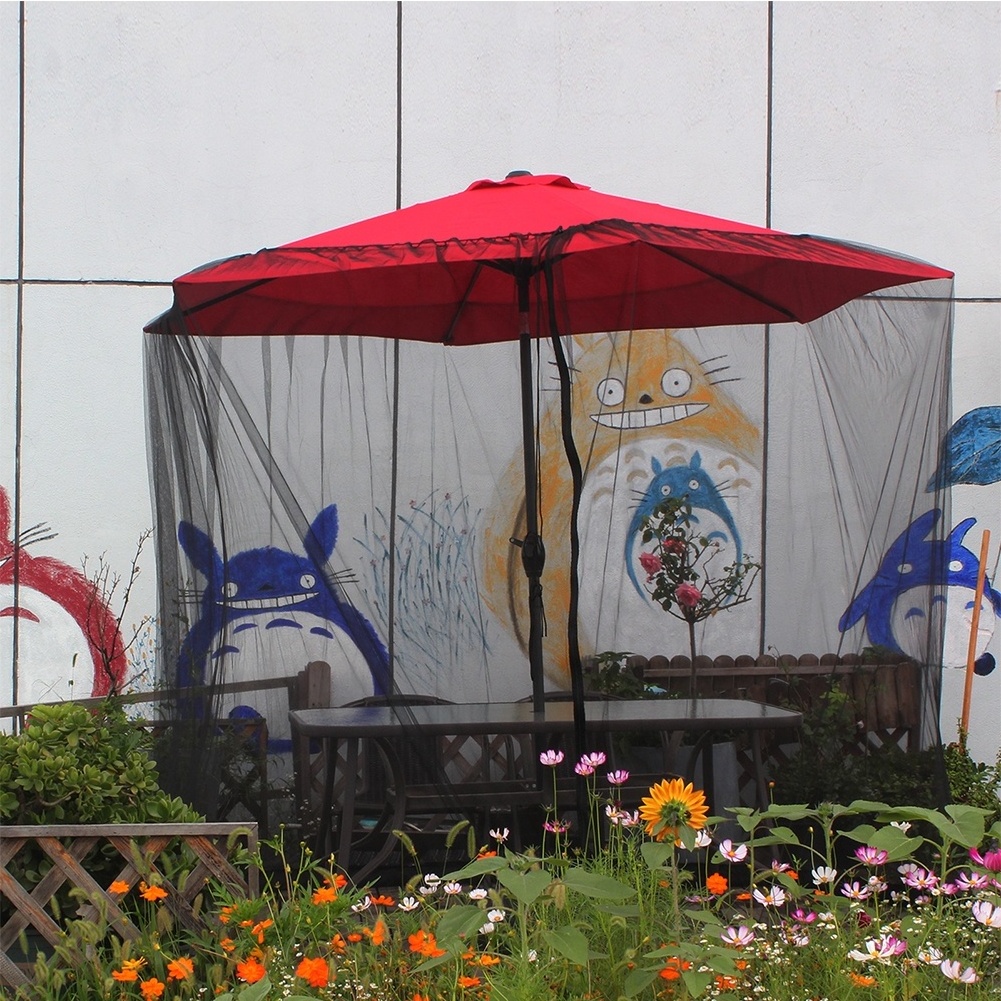 Parasol Mosquito Net Bug Screen Patio Mesh Screen Netting for Patio ...
