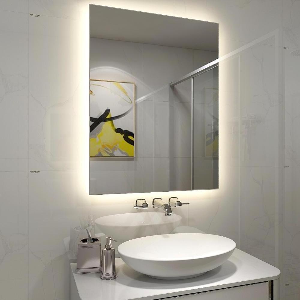 Mirror Infrared Heater 450W Bathroom Rectangle Mirror Heating Panel Can ...