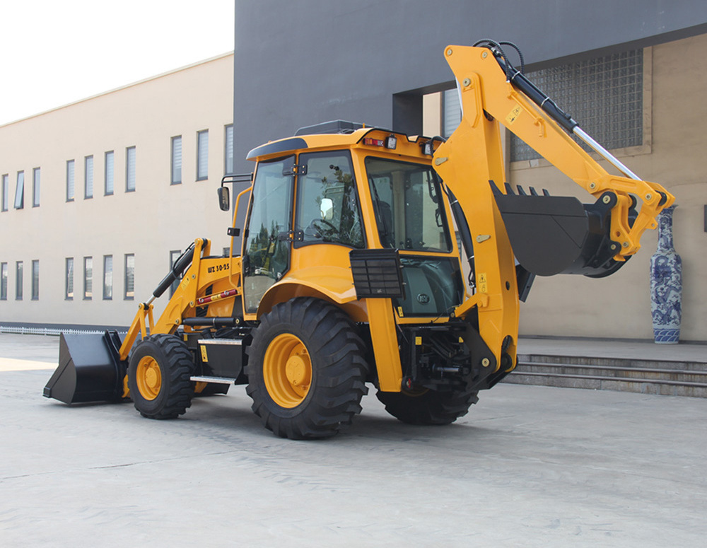 4WD chinese Backhoe Loader WZ30-25 with Powerful Weichai engine ...