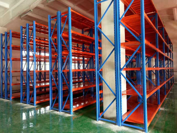 Industrial warehouse metal storage medium duty longspan shelving rack ...