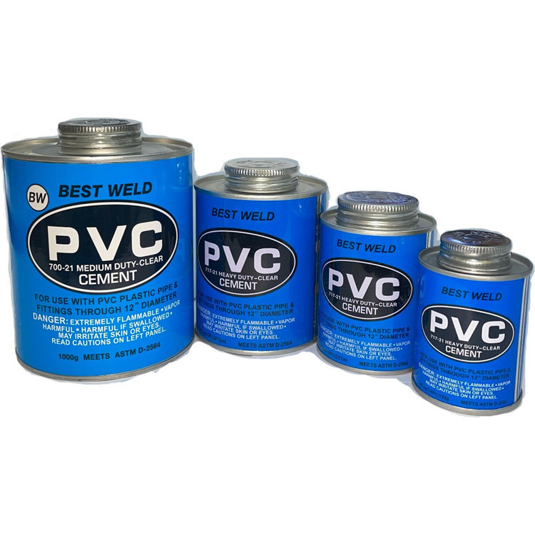 1000ml pvc plastic High Pressure Adhesive blue pvc 1kg Pipe Glue For ...