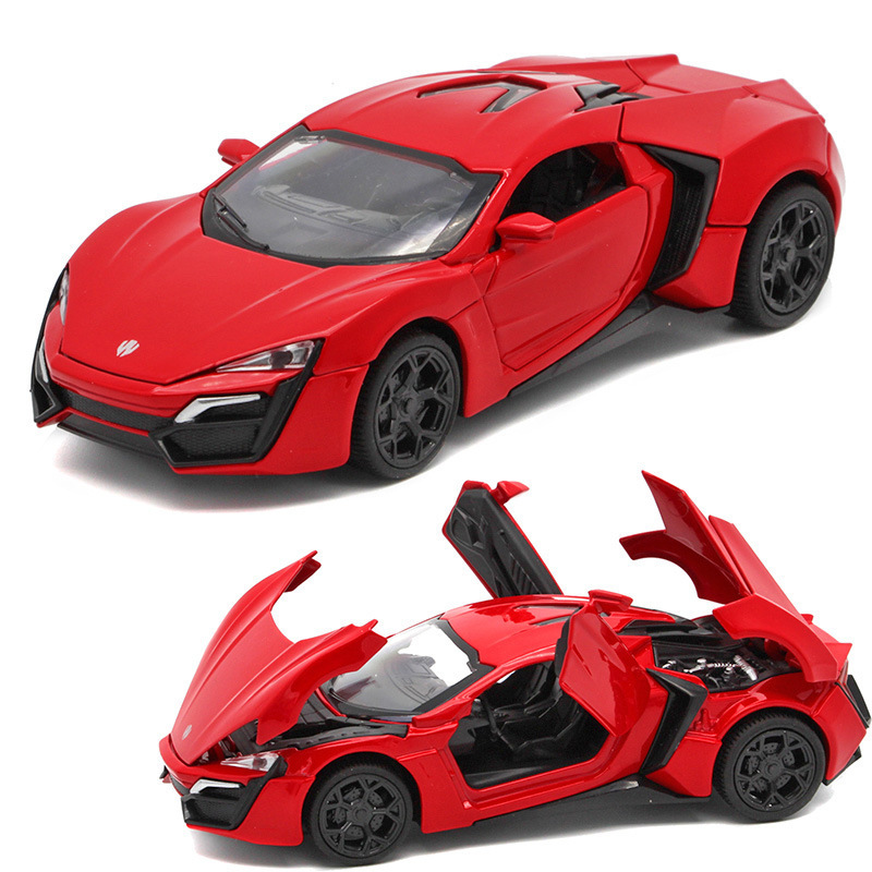 QY Hot selling high quality 1:32 car model new fast and furious blue ...
