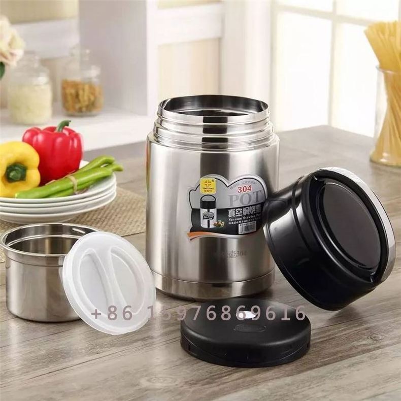 1.5L Stainless Steel 304 Multipurpose Stewing Braise Beaker Food ...