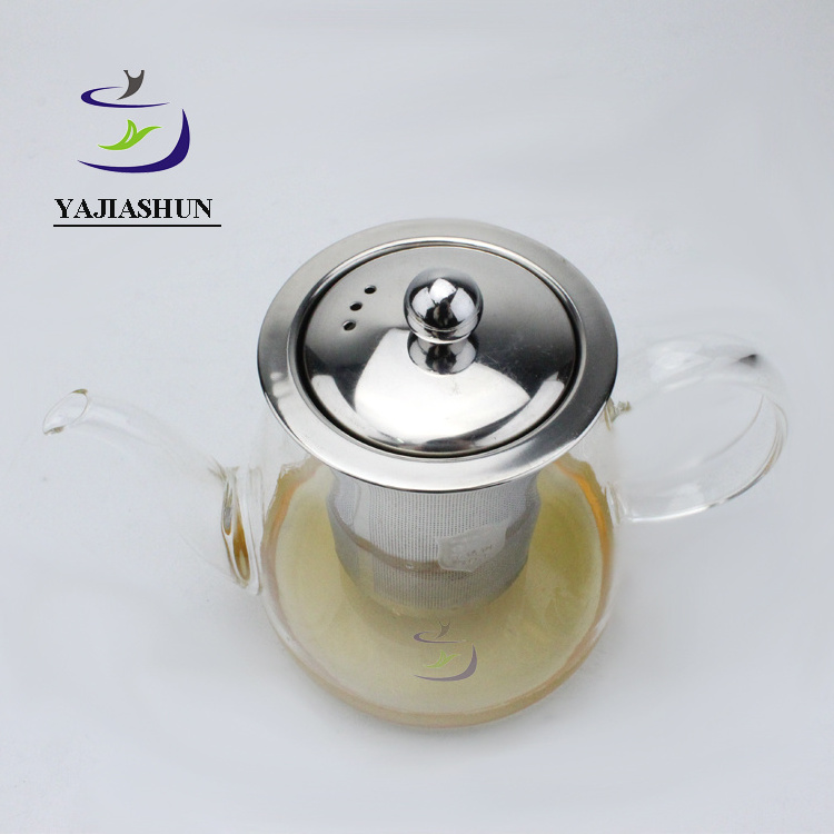 600ml Glass Turkish Coffee Pot Induction Glass Tea Pot Tempered Glass ...