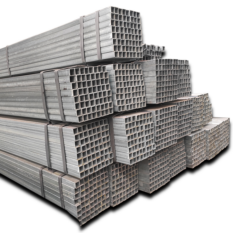 Galvanized square steel tube 1x1 inch 14 gauge 2x2 inch Galvanized ...