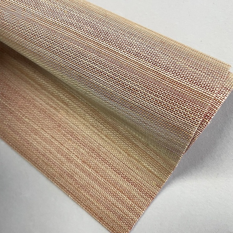 Free Sample Asian Style Natural Grasscloth Texture Abaca Wallpaper For ...