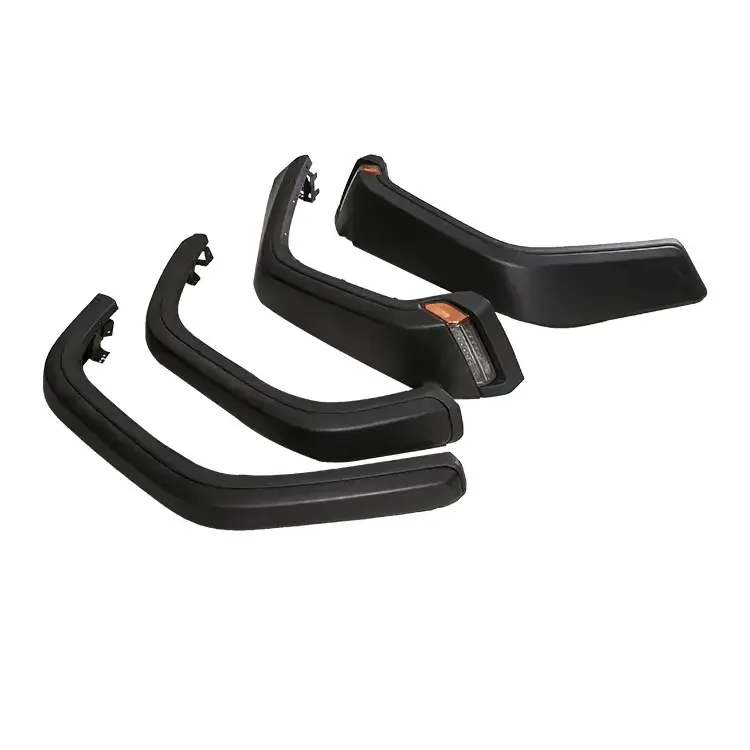 ABS Plastic Modified Fenders With Led Lights Paint Black high Fender ...