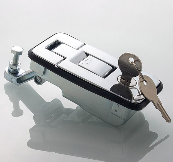 DL718-4C Large open cut size industrial locking lever latch bus trunk ...