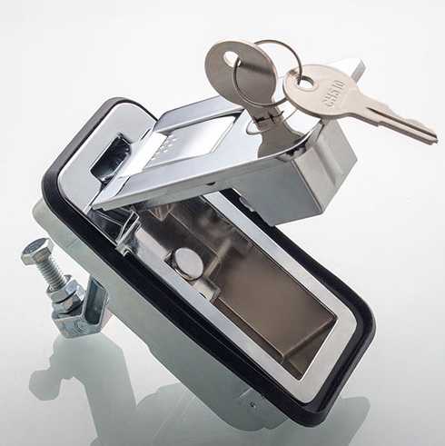 DL718-4C Large open cut size industrial locking lever latch bus trunk ...