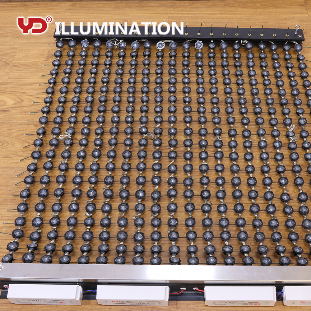 outdoor led mesh pixel screen flexible led mesh curtain for advertising ...