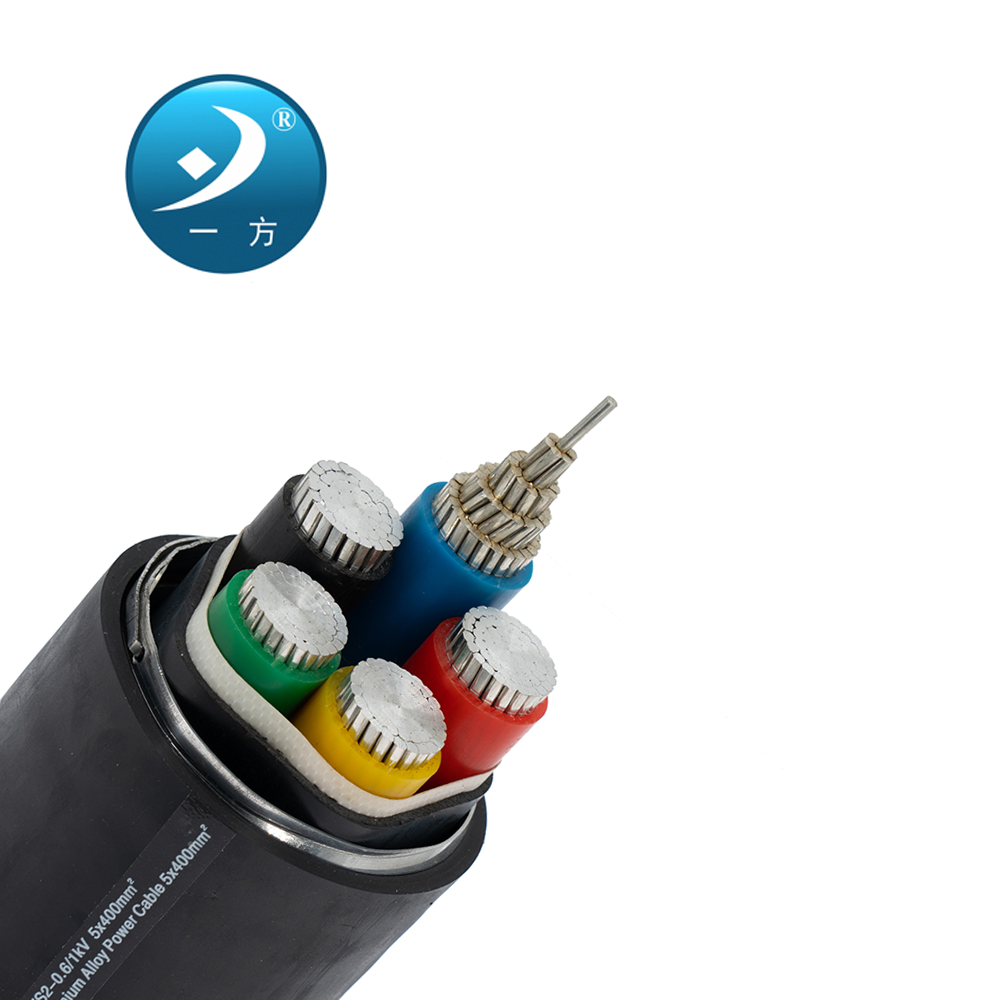 Low voltage copper conductor power cable 0.6/1 Kv cu/xlpe/pvc/swa power cable single core ...