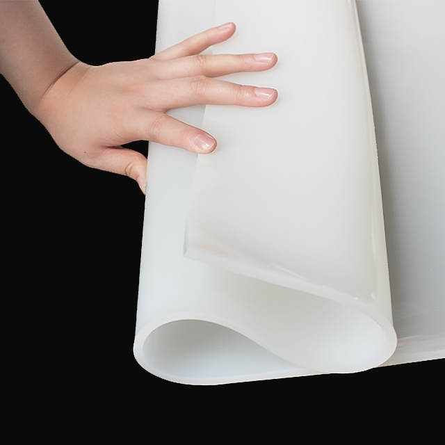 White transparent silicone sheet heat/water/dust resistant silicone ...
