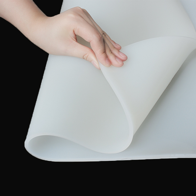 White transparent silicone sheet heat/water/dust resistant silicone ...