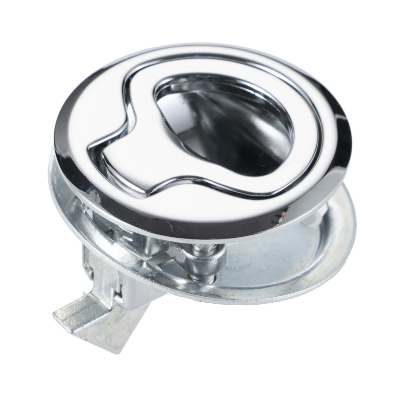 Round Press Flat Cabinet Door Lock RV Door Lock Marine Floor Lock ...