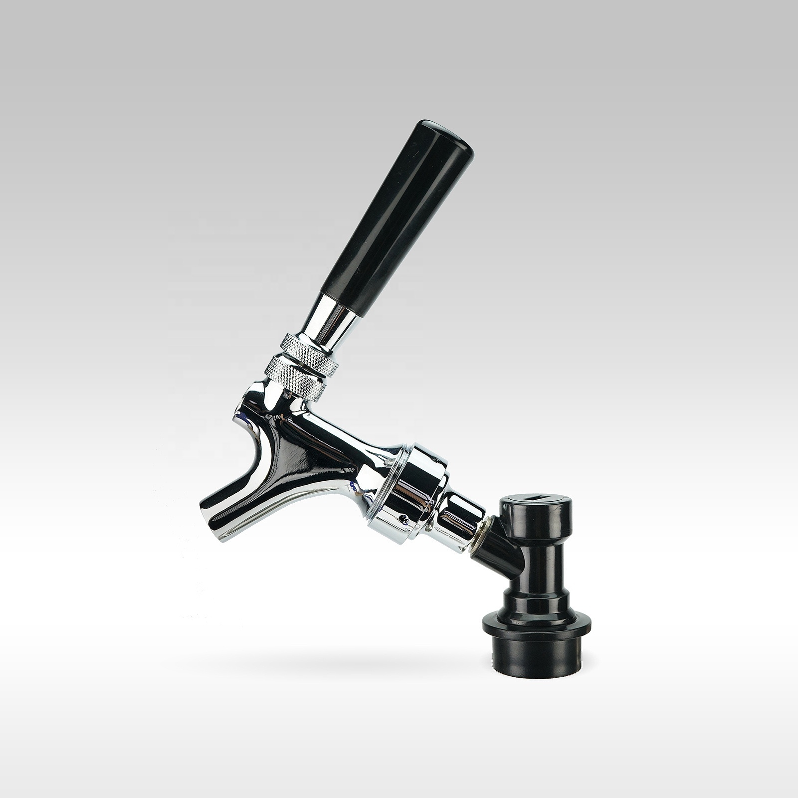 Chromed Beer Faucet with Cornelius Ball Lock Disconnect Homebrew ...