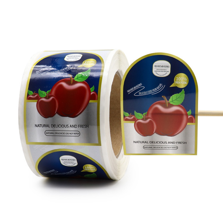 Custom Label Sticker Logo Printing Glossy Silver PFT Product Sticker ...