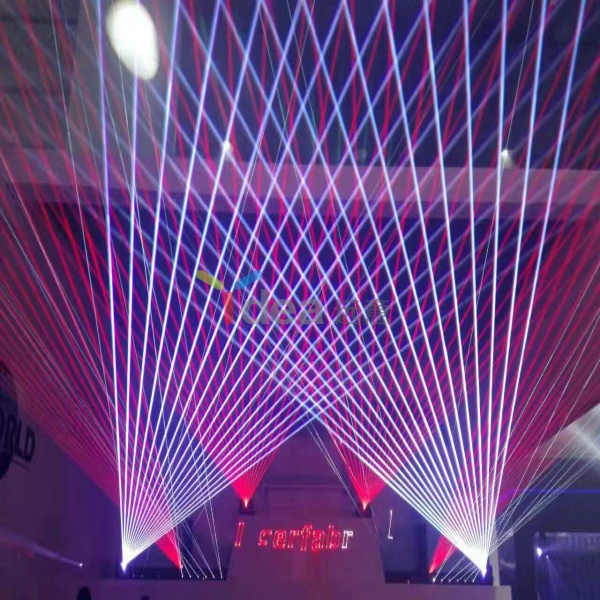 5W RGB Laser Projector Stage Animation Light 40Kpps ILDA Small Beam ...