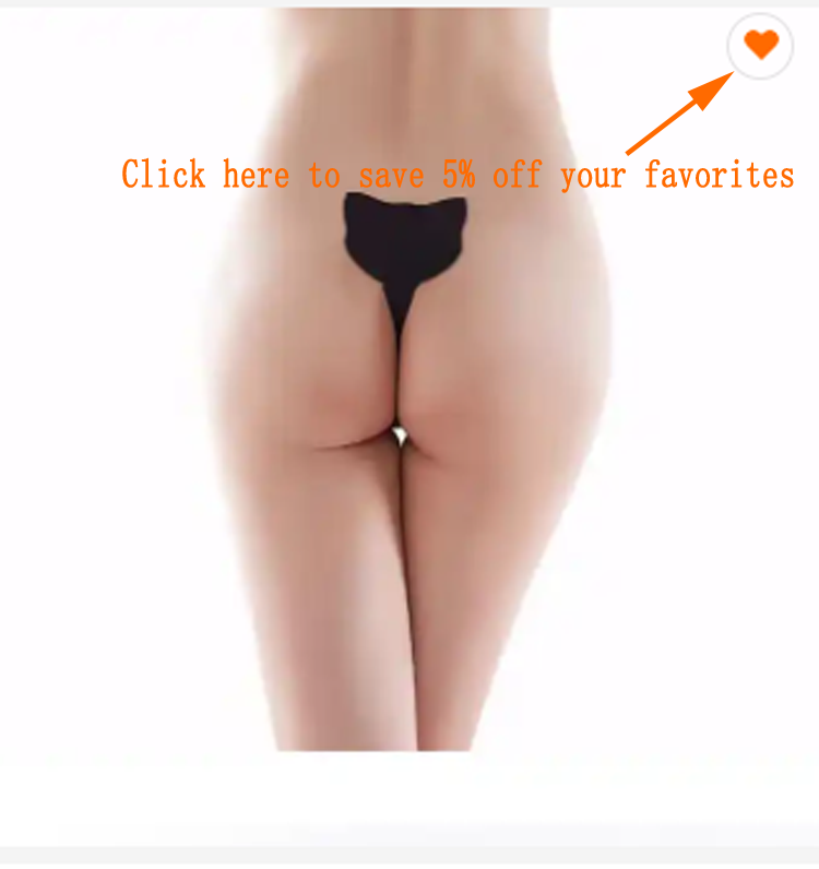 Women C-string C-Shaped Seamless Thong Invisible Knickers Underwear Lady Girls Strapless ...