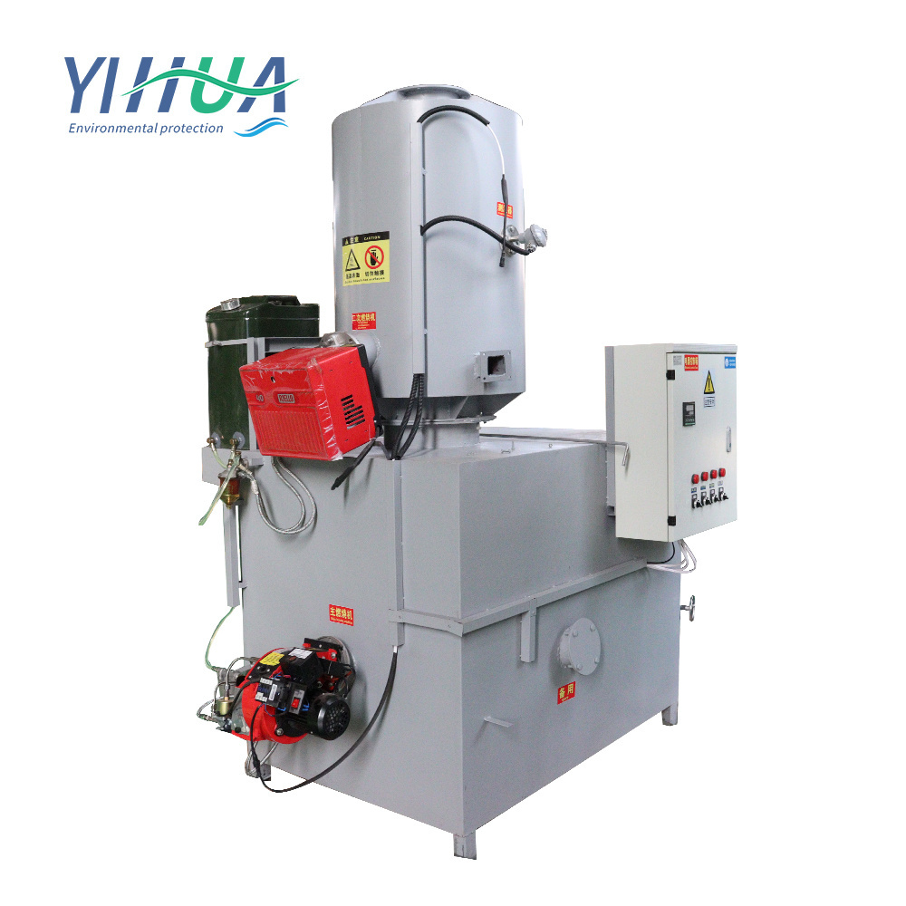 0-500kg industrial paper plastic waste incinerator hospital garbage ...