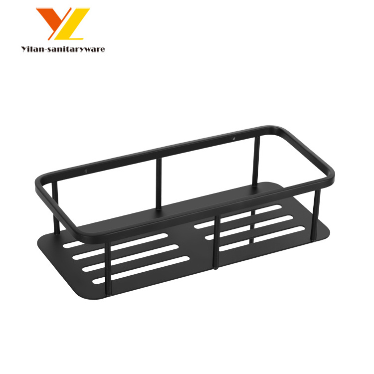 A mazon Wall Mounted Shower Rack Black Stainless Steel Bathroom Shower ...