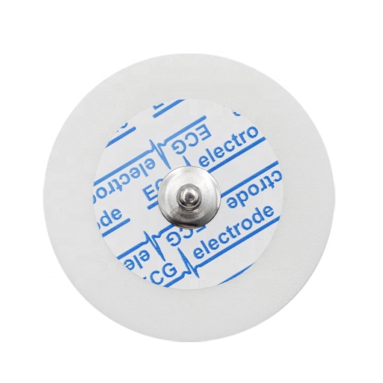 50pcs Adult Disposable ECG EKG Electrodes Foam Round Sensor 50mm ...