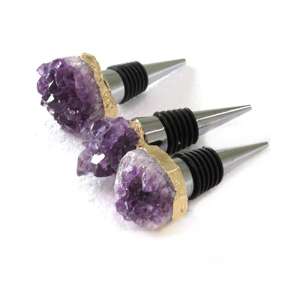 Amethyst Wine Stopper/Crystal Bottle Stopper | Bestsuppliers.com