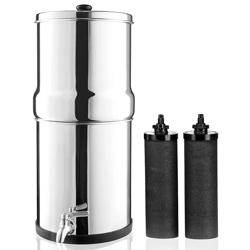 Portable Outdoor Camping Water Filter 304 Stainless Steel Gravity Water ...