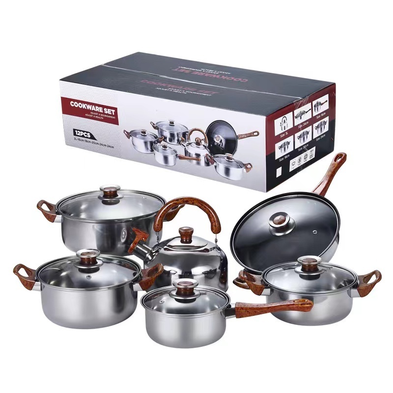 Multi Colors Wholesale Stainless Steel Soup Pot Casserole Cooking ...