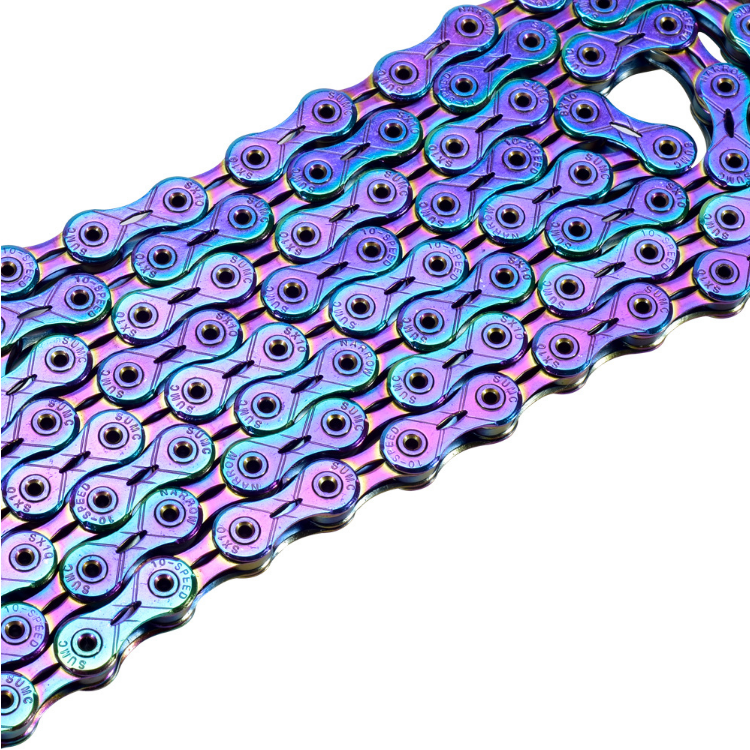 Bicycle Chain 9/10/11/12 Speed Velocidade Titanium Plated Gold Silver ...