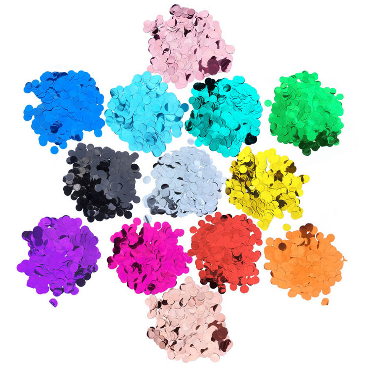 Eco Friendly 1.5cm Biodegradable Wedding Metallic Confetti Tissue Paper ...