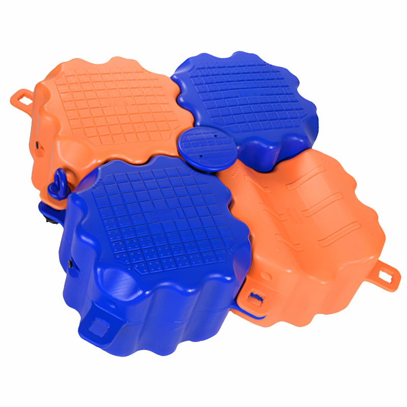 High buoyancy HDPE pontoon blocks plastic floating docks modular ...
