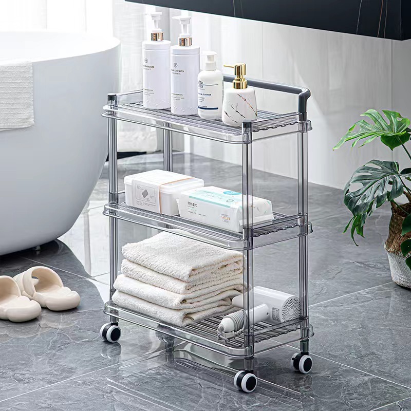 Plastic flat rack shoe rack removable storage rack bathroom storage ...