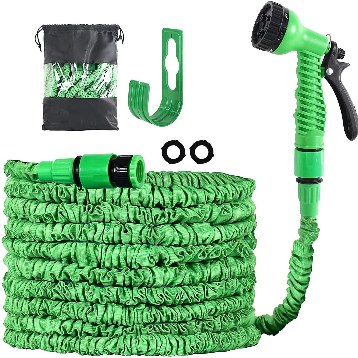 Garden Hose Pipes with 7 Modes Water Spray Gun Expandable Hose Pipe ...