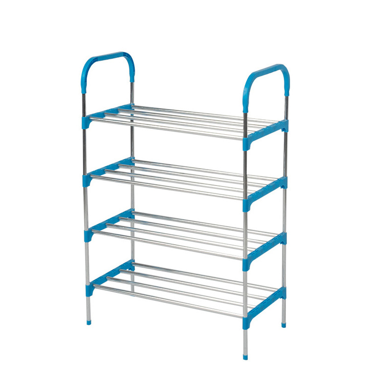 Shoe Rack 8-Tier Metal Shoe Tower 20-Pair Shoe Storage Organizer Unit ...