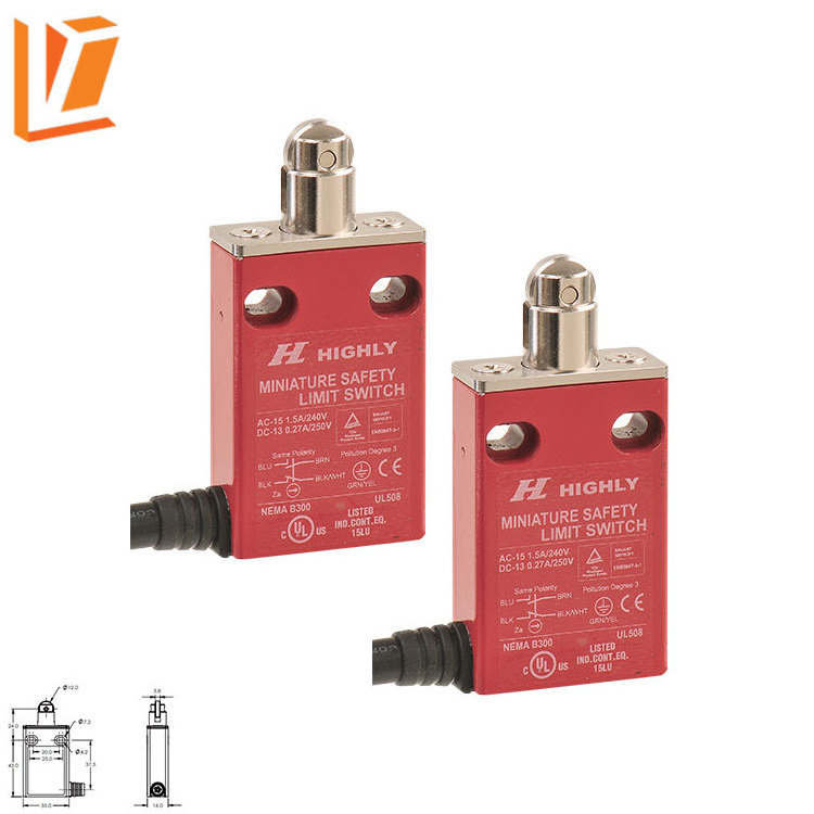 EFM-V-3-32 Roller plunger type TUV RoHS CE door elevator Safety limit ...