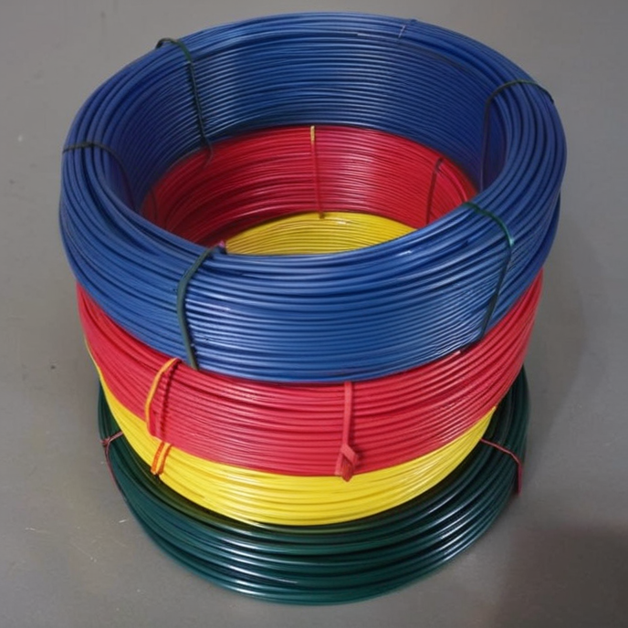 Chinese factory PVC Coated Iron Wire Galvanized Steel Garden Wire ...