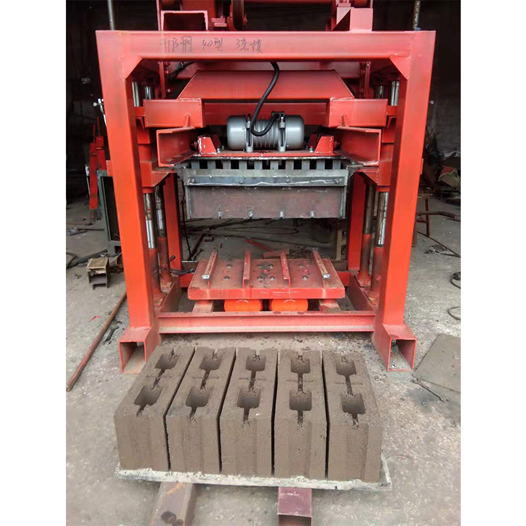 QTJ4-40 Automatic Paving Cement Brick Machine Hollow Block Making ...