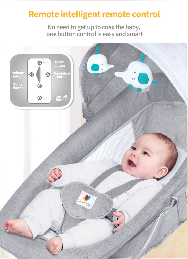 Mastela 3 In 1 Deluxe Multi-Functional Baby Bouncer Swing Electric ...