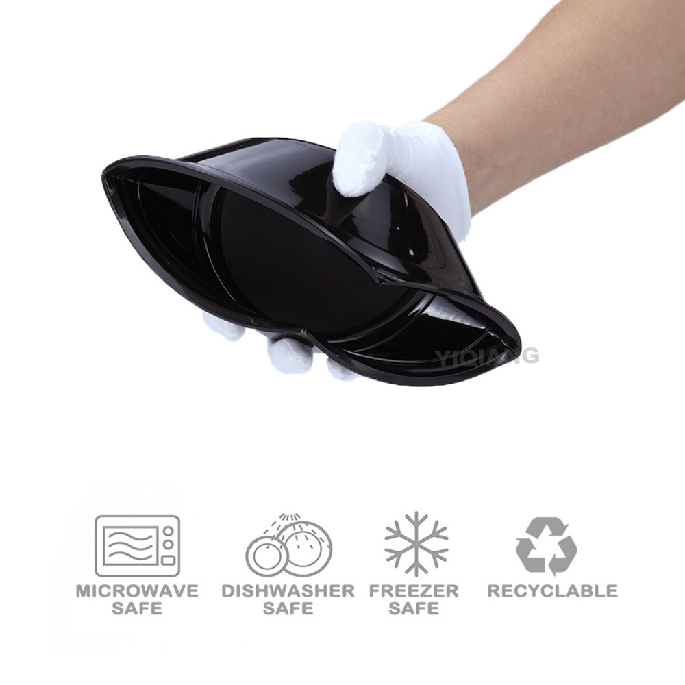 Disposable Food Container Box Restaurant Round Plastic Food Storage ...