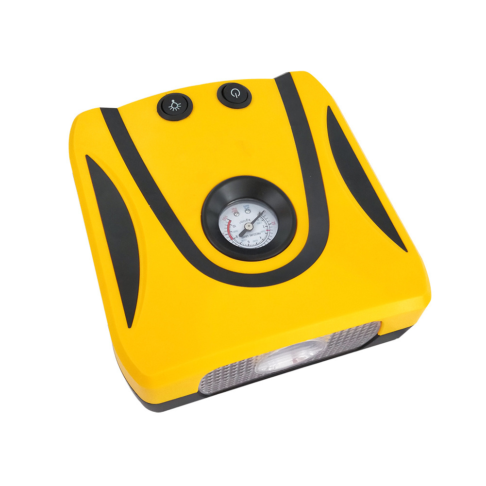 Dual Power Emergency Tire Inflator with Built-in Air Compressor System ...
