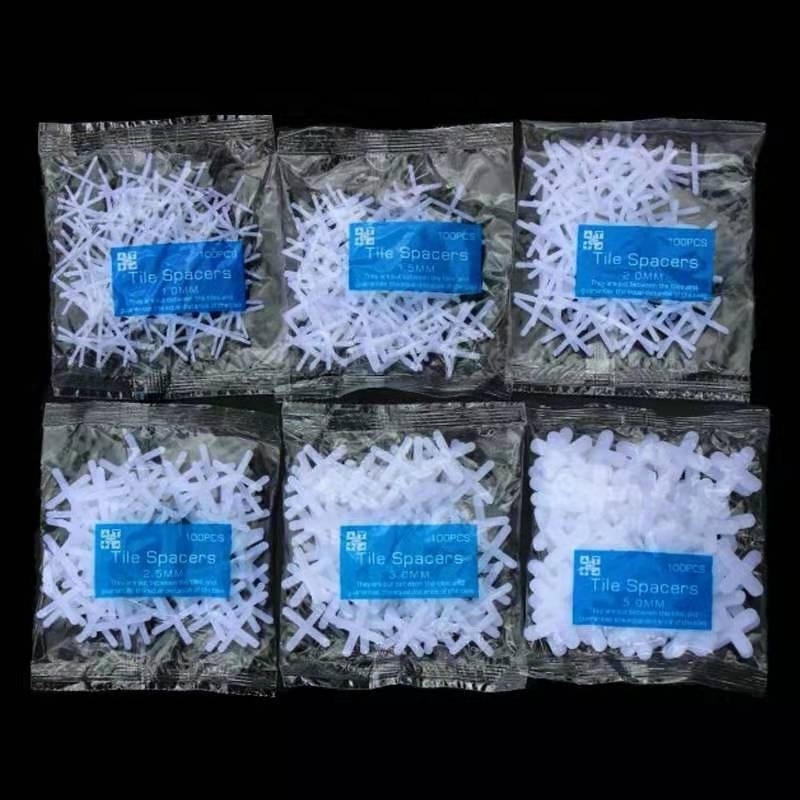 High quality 1mm tile spacer 100pcs/bag tile leveling system ...