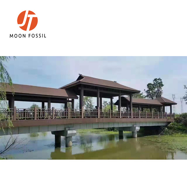 MOON FOSSIL MFT21 Outdoor WPC Gazebo Pavilion | Bestsuppliers.com