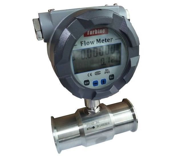 food industry turbine flow meter/ stainless steel flow meter/chemical ...