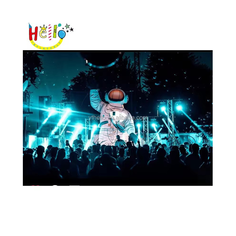 LED light giant stage inflatable decorations inflatable astronauts ...