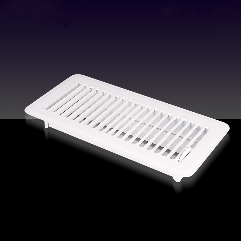 3" X 10" Floor Register with Louvered Design Fixed Blades Return Supply ...