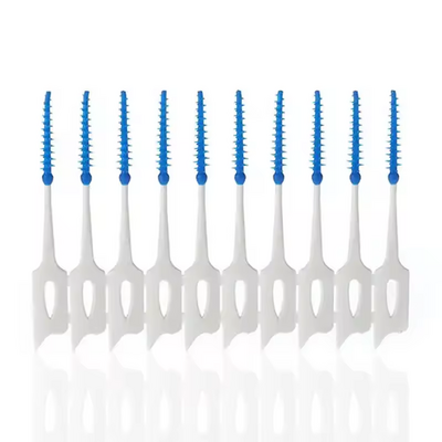 Reusable Personal Care Teeth Cleaning Interdental Brushes Oral Plastic Toothpick with PP or Rubber Material BestSuppliers