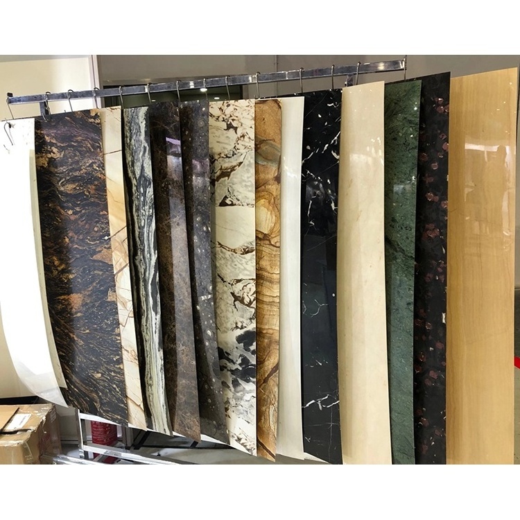 Thin wall tiles natural stone sheets flexible slate marble stone veneer ...