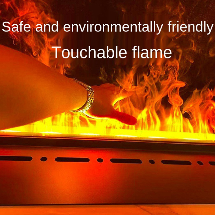 LED 3D Atomization Electric Fireplace Simulation Flame Vapor Fireplace ...