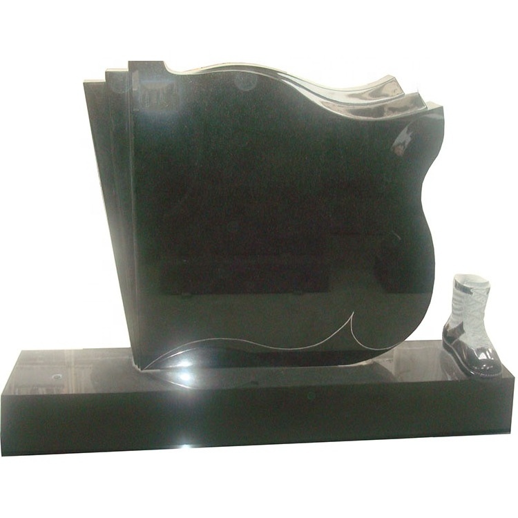 Tombstone designs open book bible black granite memorials monuments ...